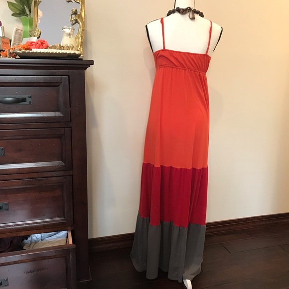 Mossimo Supply Co. | Dresses | Tricolor Maxi Dress Mossimo Supply Co Xs ...
